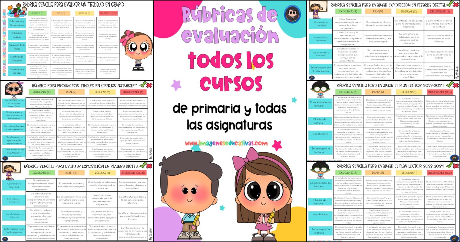 RÚBRICA SENCILLA PARA EVALUAR UNA LECTURA EN CLASE - Imagenes Educativas