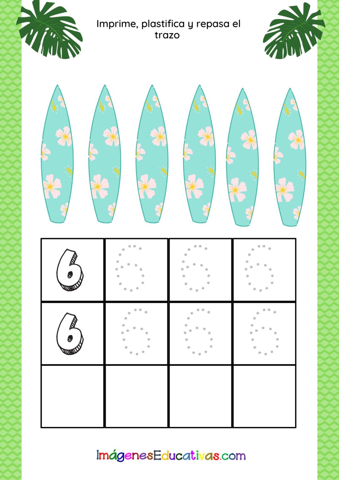 trazo numeros lilo y stitch (6) - Imagenes Educativas