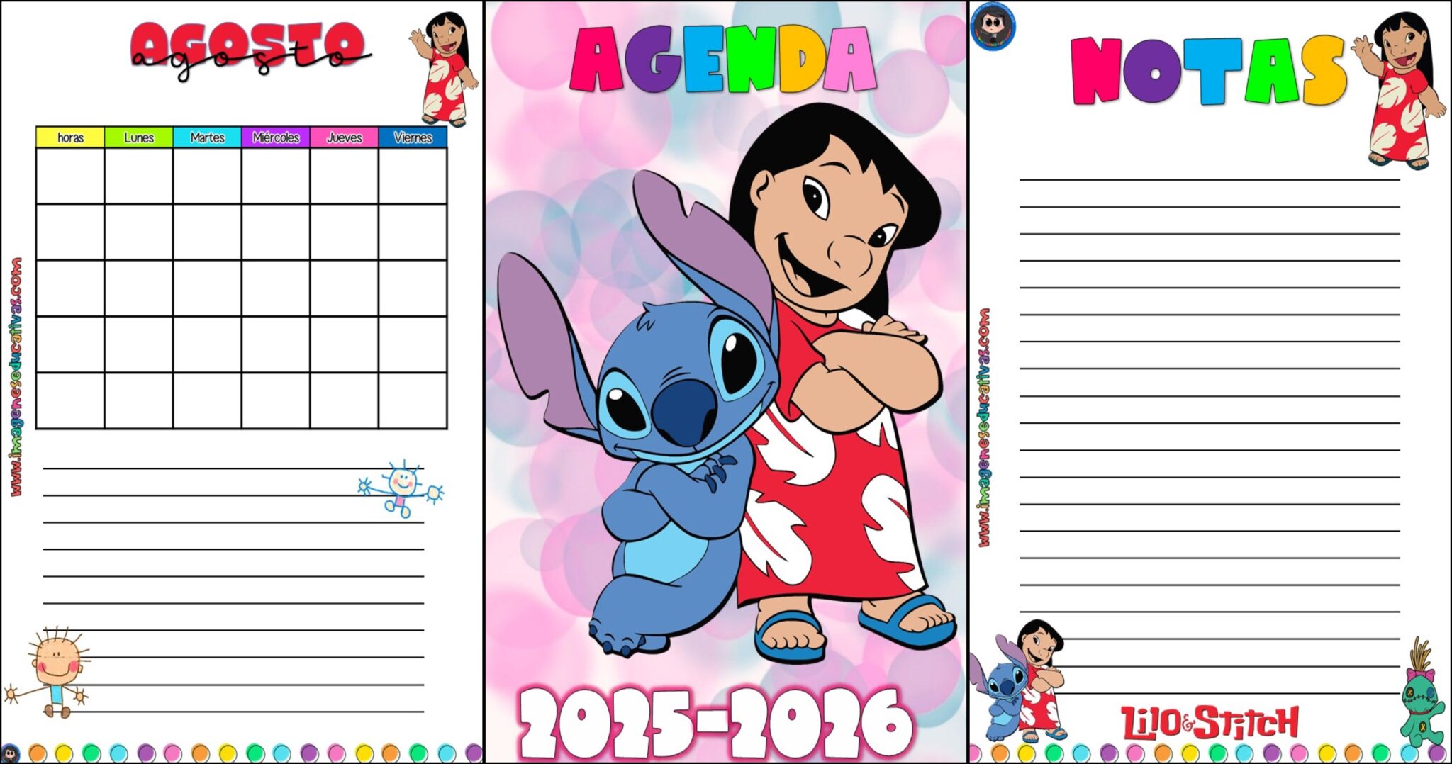 Agenda Escolar 2025-2026 para maestras y maestros - Imagenes Educativas