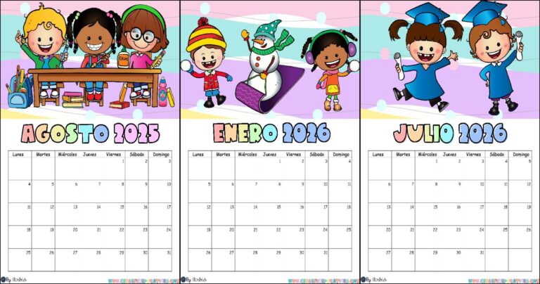 calendario escolar 2025-2026 Archivos - Imagenes Educativas