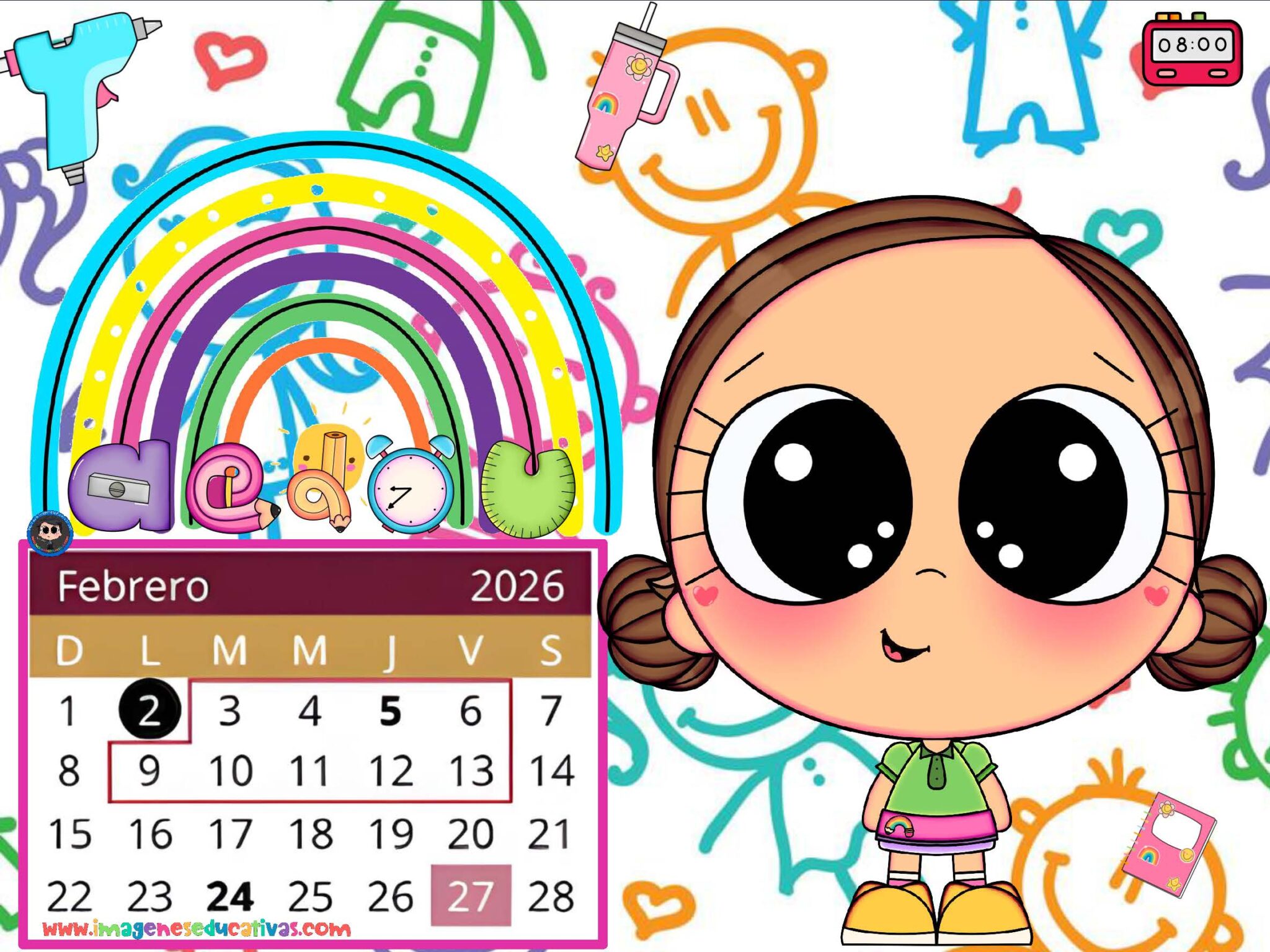 Fabuloso Calendario Escolar SEP Imagenes Educativas - Imagenes Educativas