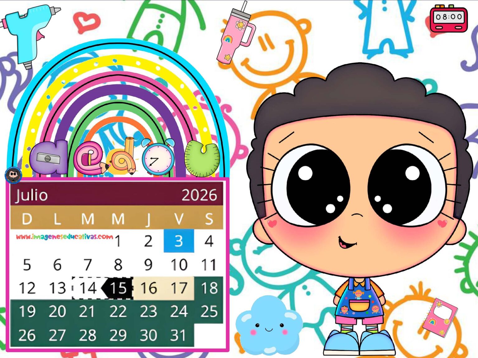 Fabuloso Calendario Escolar SEP Imagenes Educativas - Imagenes Educativas