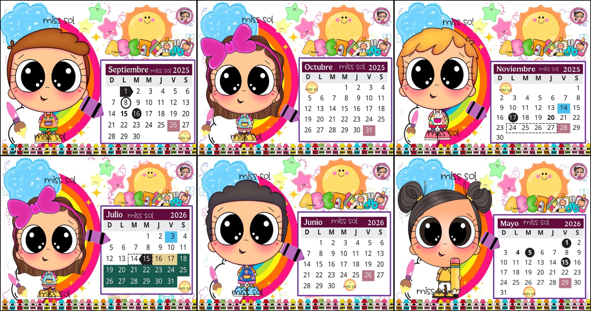 Fabuloso Calendario Escolar SEP Imagenes Educativas - Imagenes Educativas