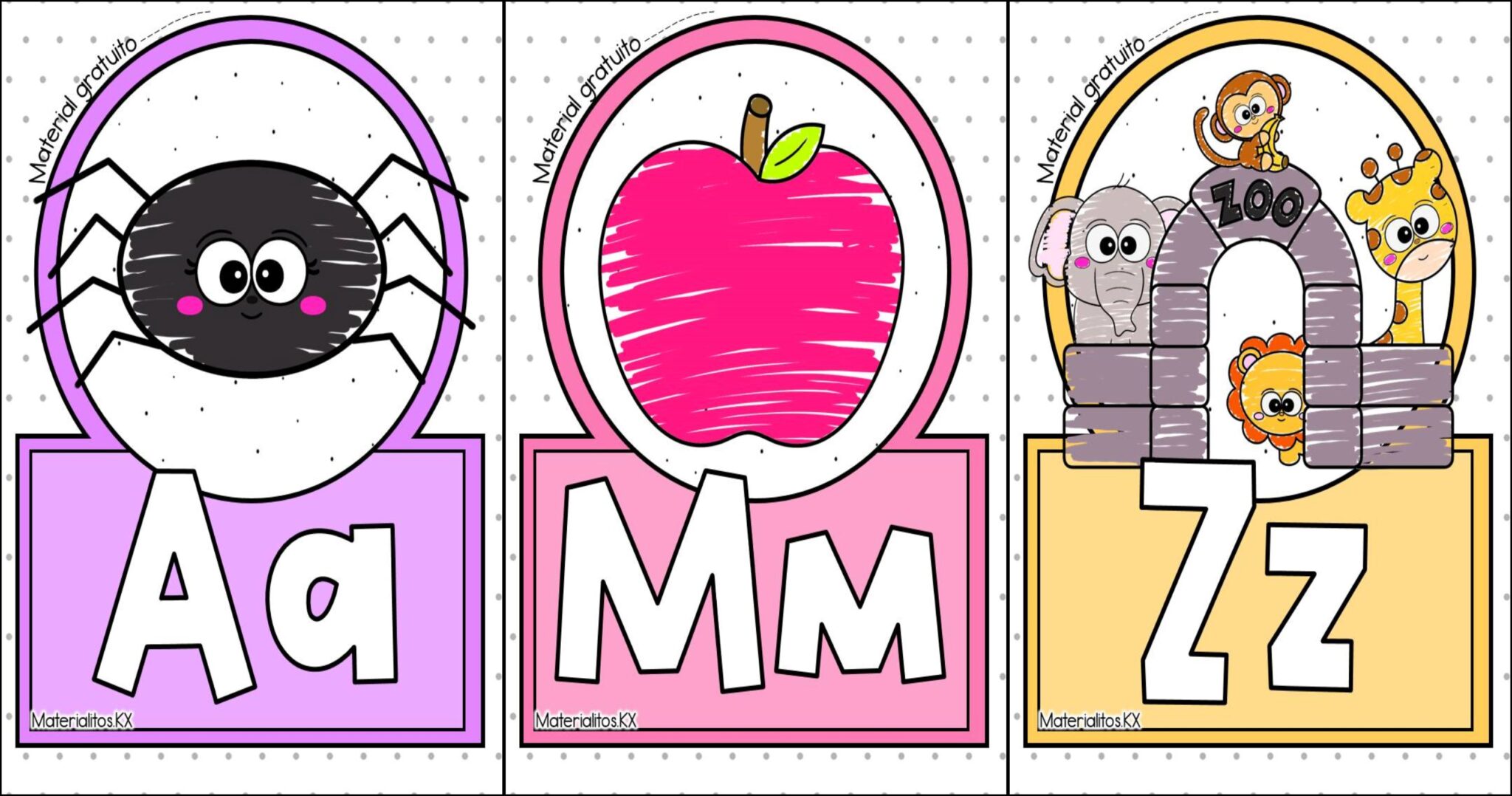 letras para el aula Archivos - Imagenes Educativas