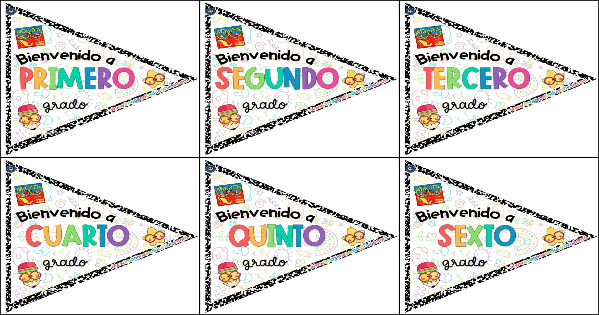 banderines escolares Archivos - Imagenes Educativas