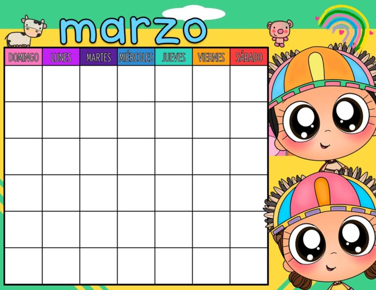 Calendario Escolar 2025-2026 Crayolas - Imagenes Educativas