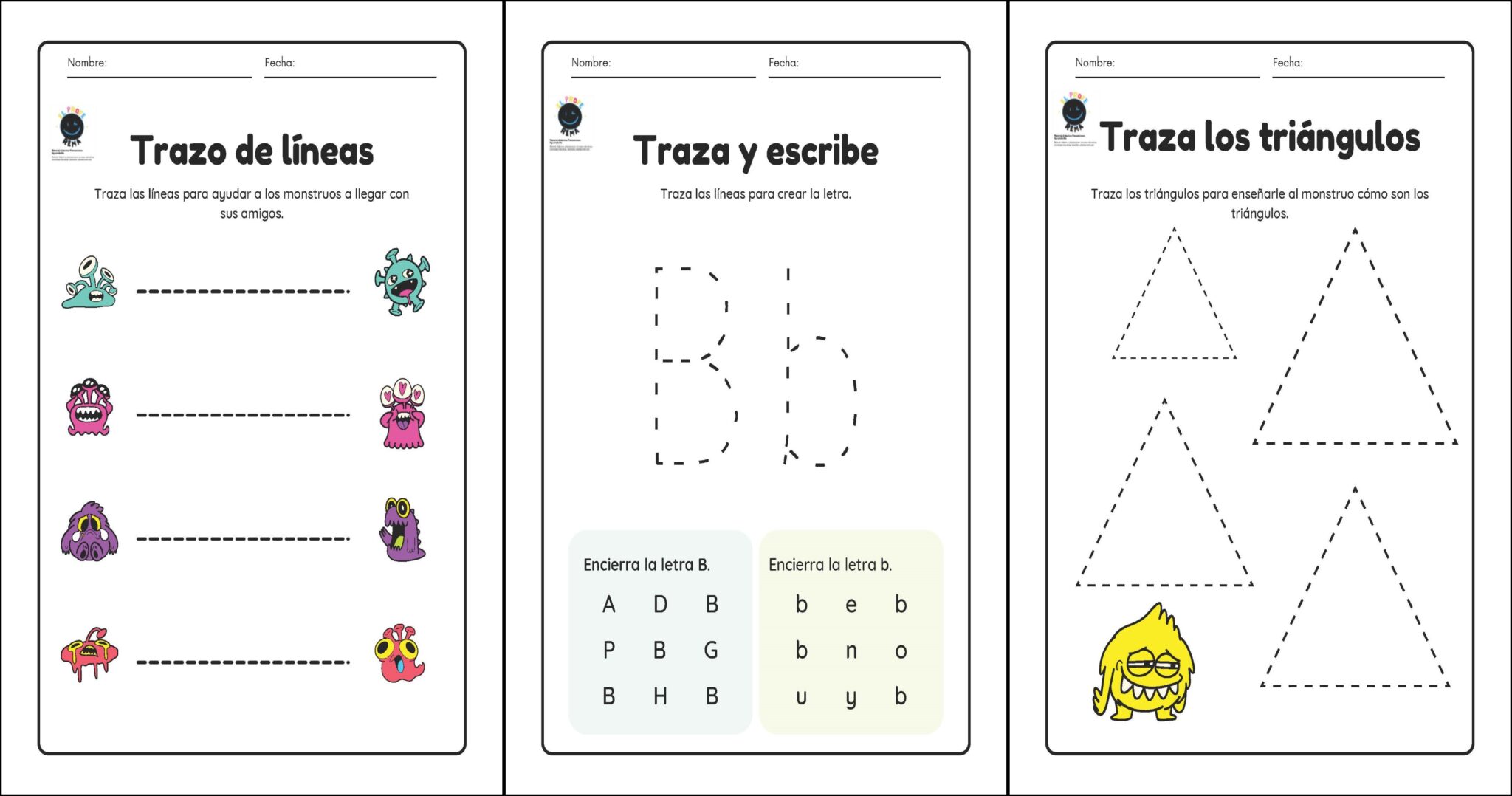 Completo abecedario completo grafomotor - Imagenes Educativas