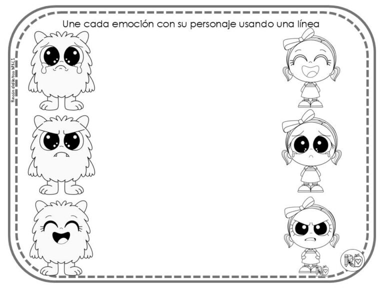 Actividades del Monstruo de Colores "Mi libro de emociones" - Imagenes ...