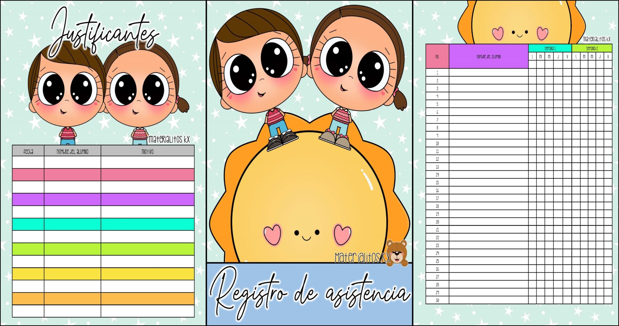 Registro de asistencia 2025-2026 - Imagenes Educativas