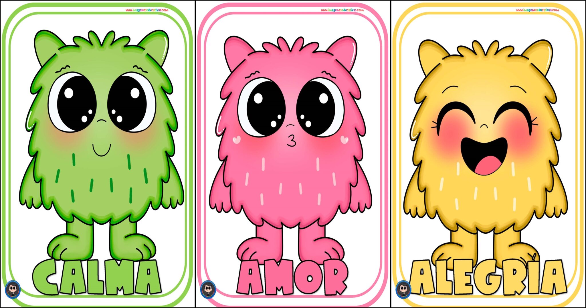 Actividades del Monstruo de Colores "Mi libro de emociones" - Imagenes ...