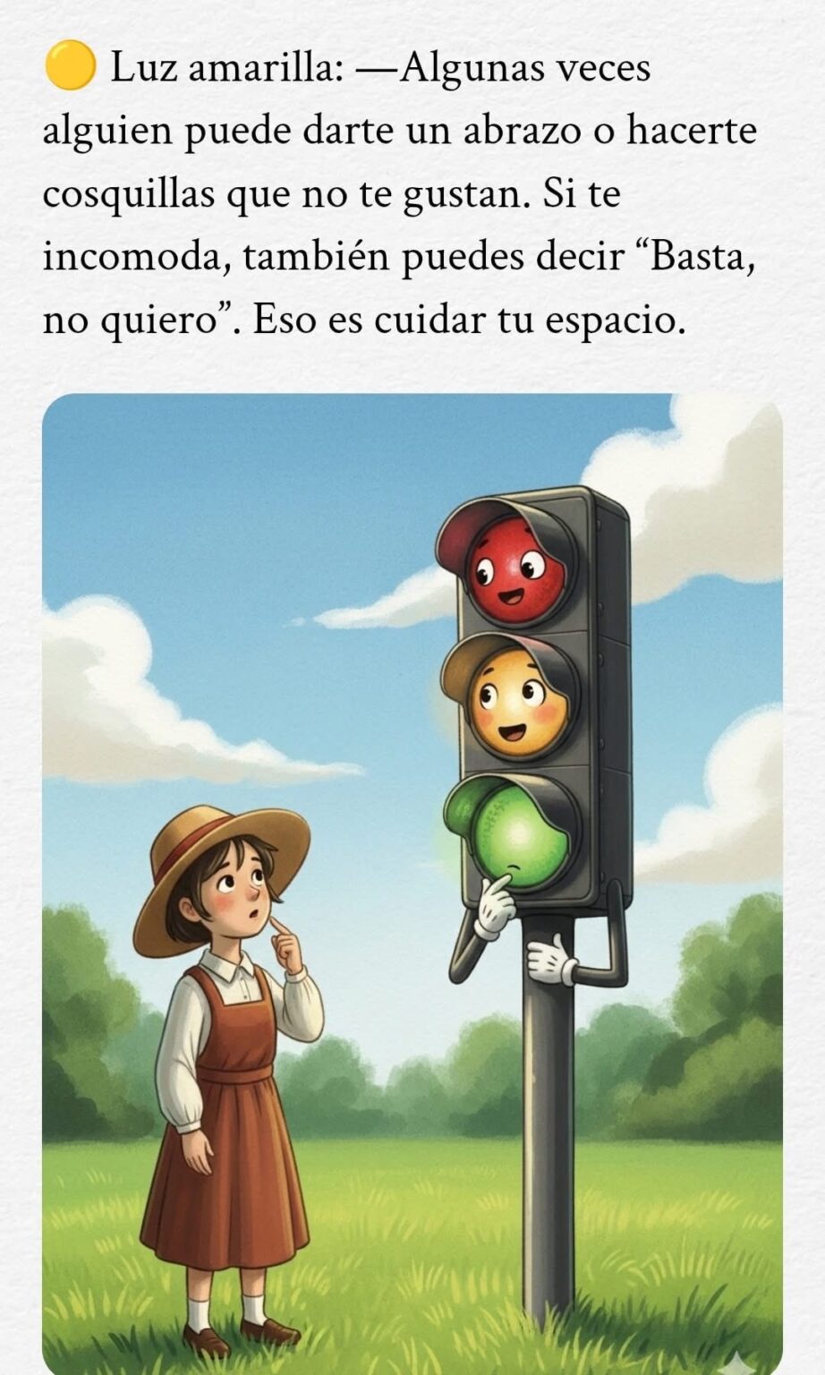 Cuento El semáforo de Tomi (7) - Imagenes Educativas