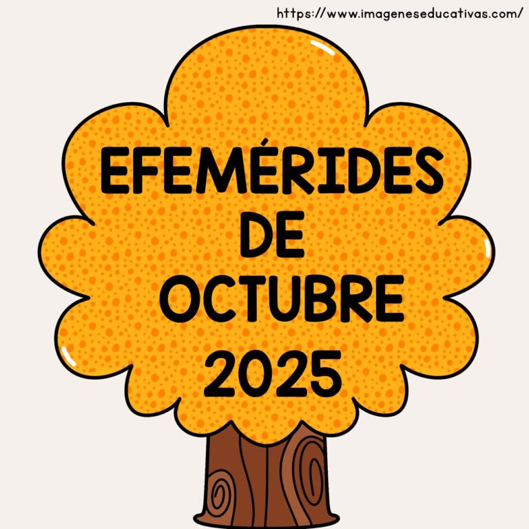 Efemerides octubre 2025 - Imagenes Educativas