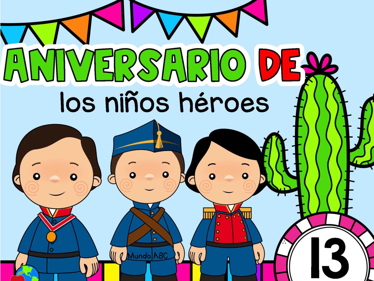 Efemerides septiembre color 2025 - Imagenes Educativas