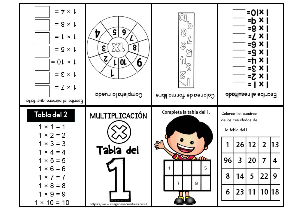 Fichas monstruosamente divertidas para calcular mitad, doble y triple - Imagenes Educativas