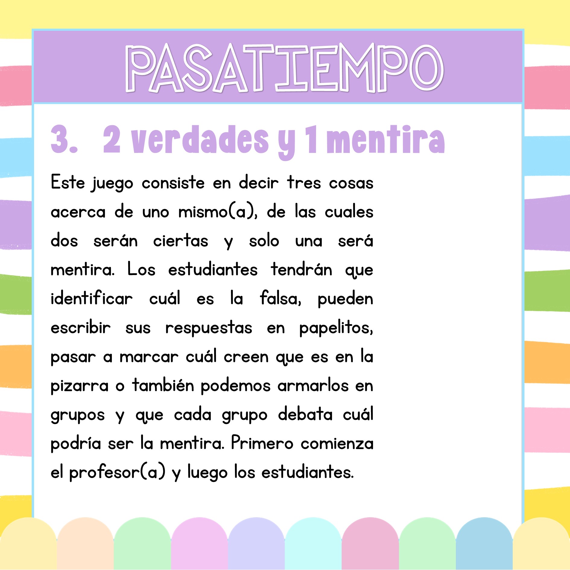 Pasatiempos para entretener el primer día de clase (5) - Imagenes ...