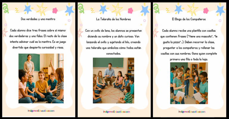 TARJETAS DE BIENVENIDA PARA TUS ALUMNOS - Imagenes Educativas
