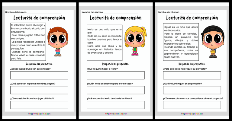 Divertida actividad lectora: Lee y colorea - Imagenes Educativas