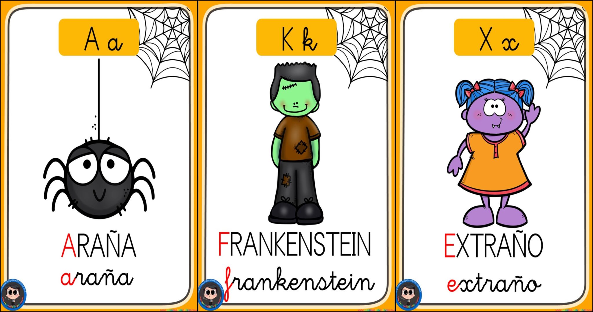 Alfabeto Halloween (28) - Imagenes Educativas