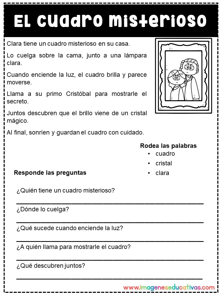 Cuentos de comprensión lectora sobre Halloween - Imagenes Educativas