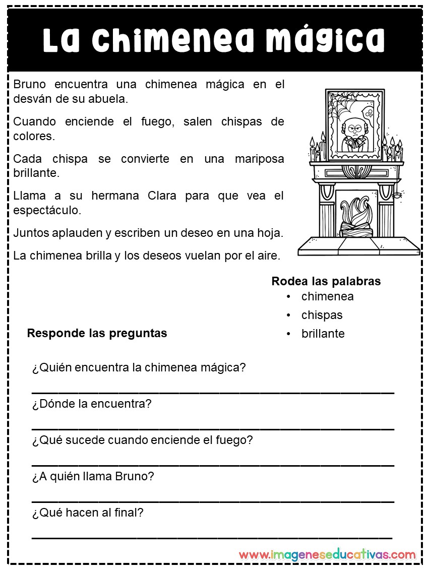 Cuentos de comprensión lectora sobre Halloween - Imagenes Educativas