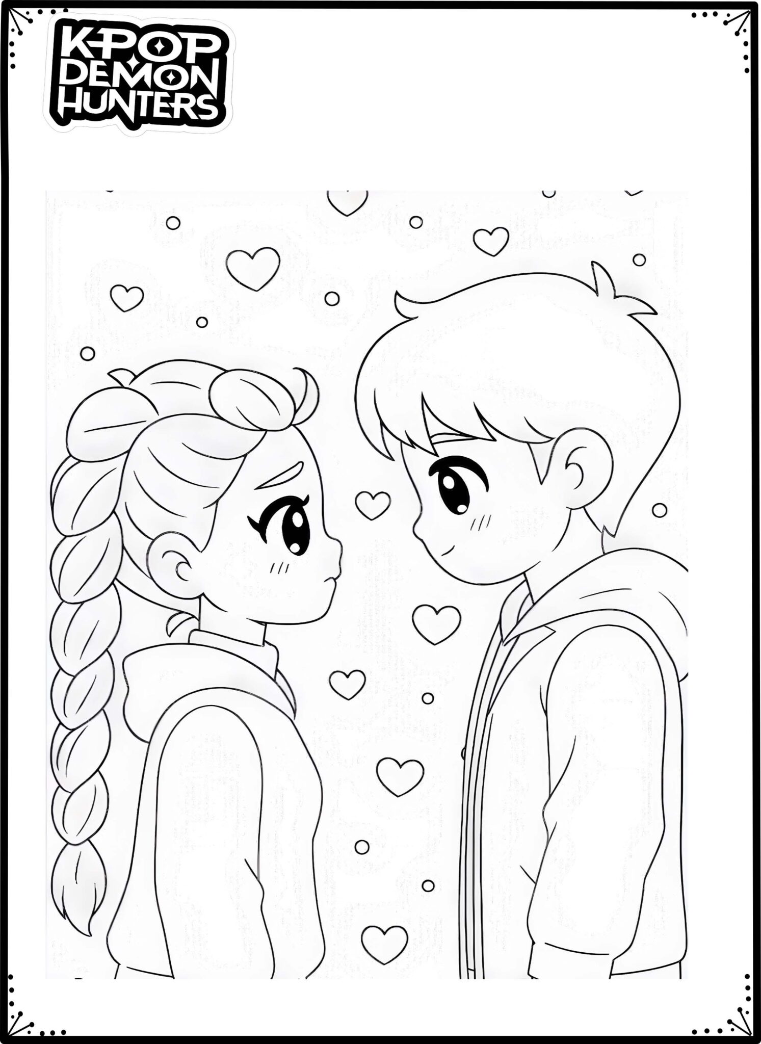 Libro para colorear de las Guerreras K pop - Imagenes Educativas