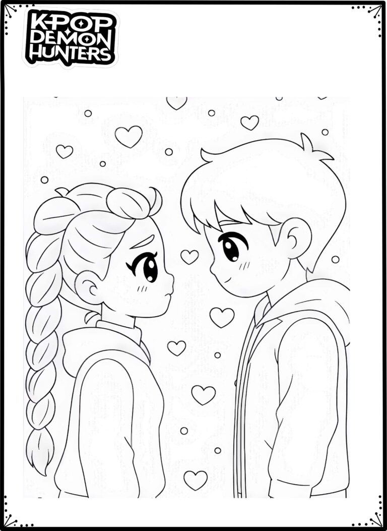 Libro para colorear de las Guerreras K pop - Imagenes Educativas