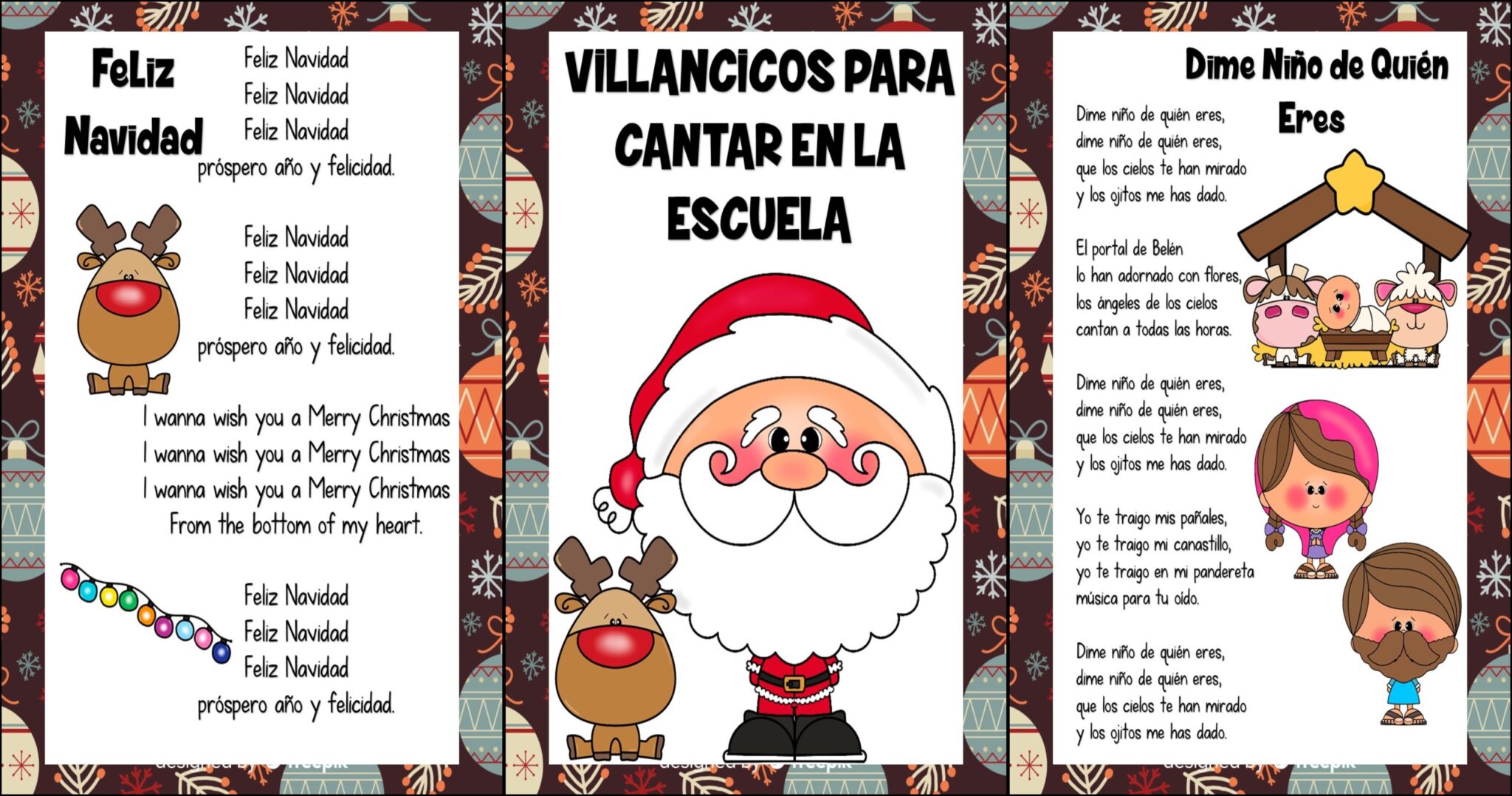 villancicos navideños Archivos - Imagenes Educativas