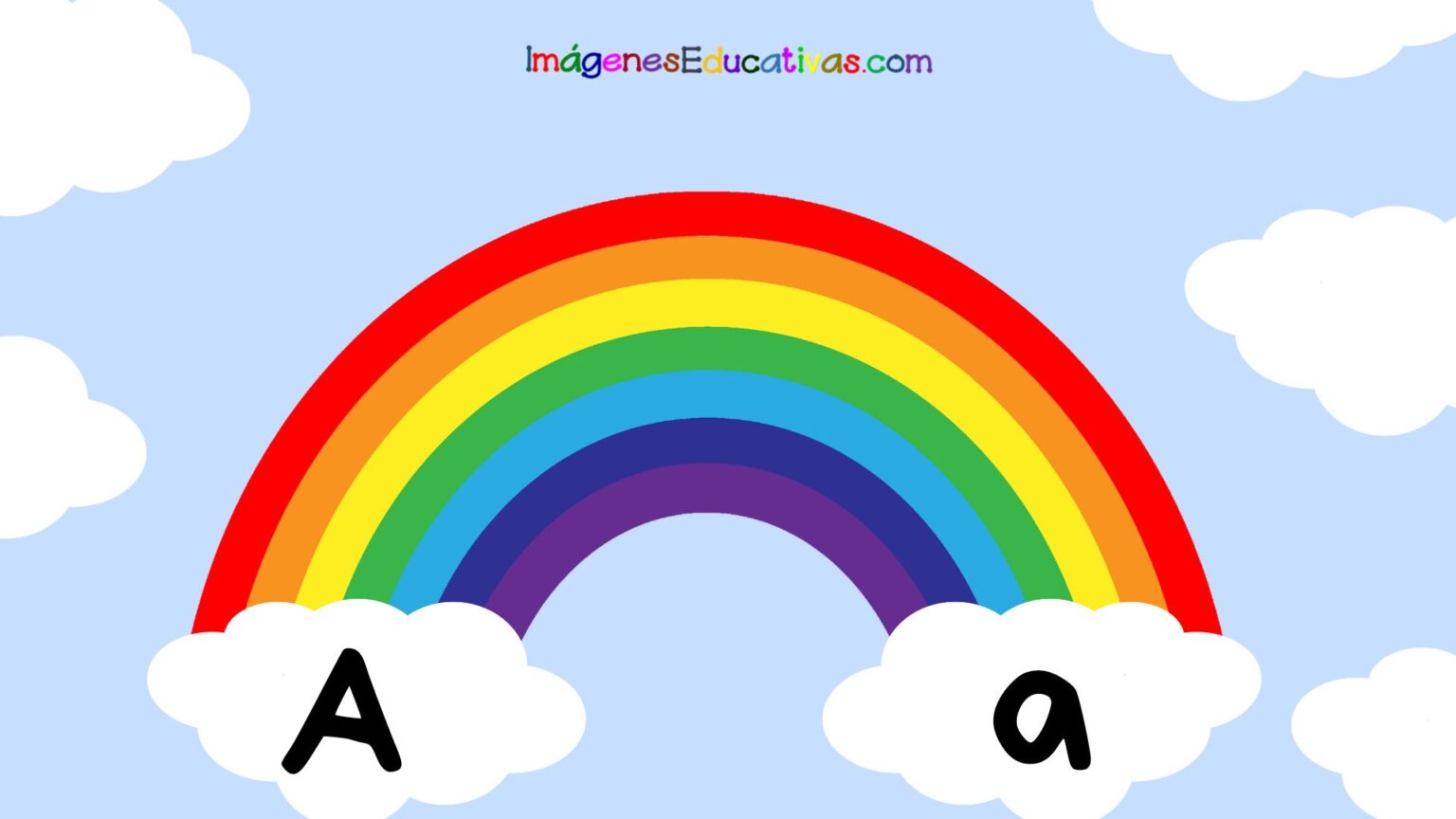 arcoiris abecedario (1) - Imagenes Educativas