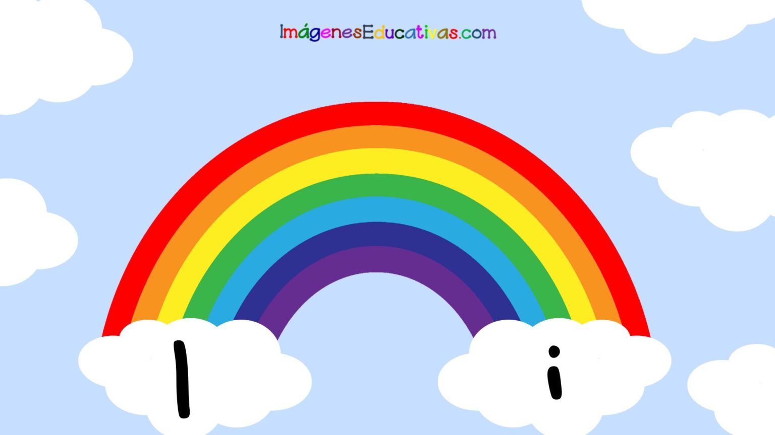 arcoiris abecedario (9) - Imagenes Educativas