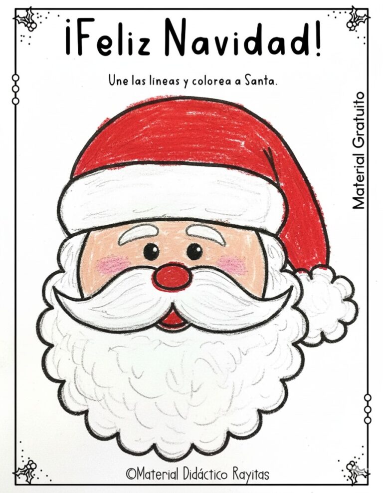 Librito de texturas y colorear en Navidad - Imagenes Educativas