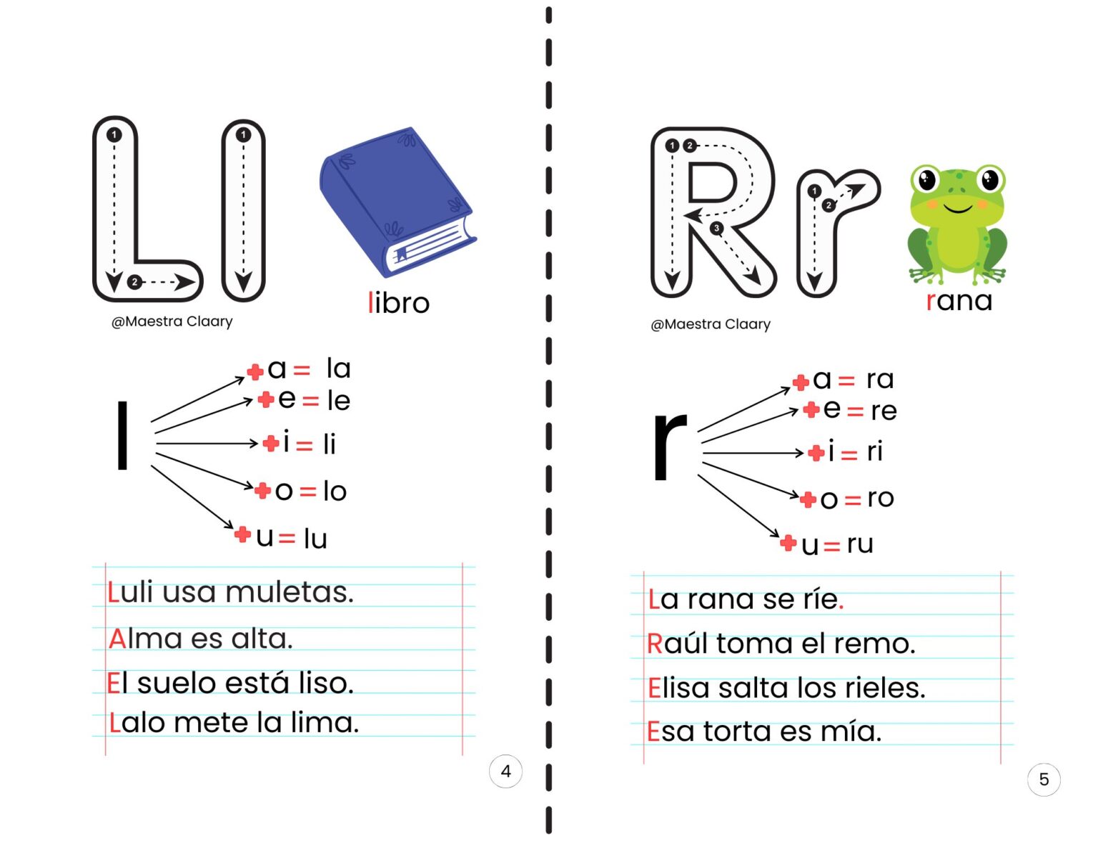 Mi Primer Libro para Leer - Imagenes Educativas