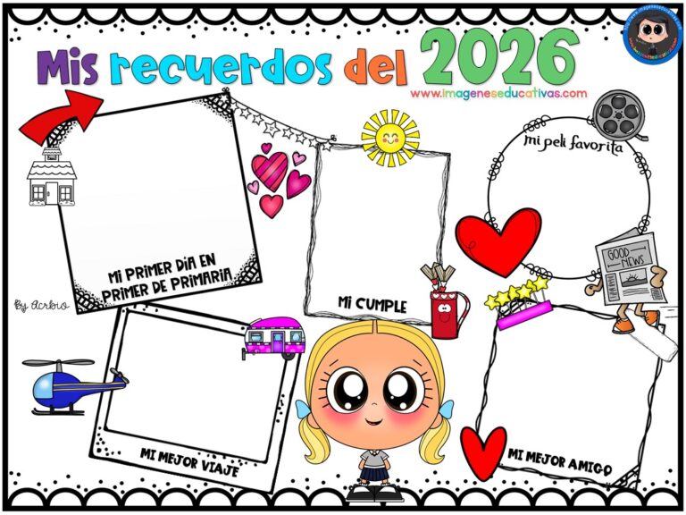 Mis Recuerdos del 2025 Actividad para iniciar el nuevo año - Imagenes ...