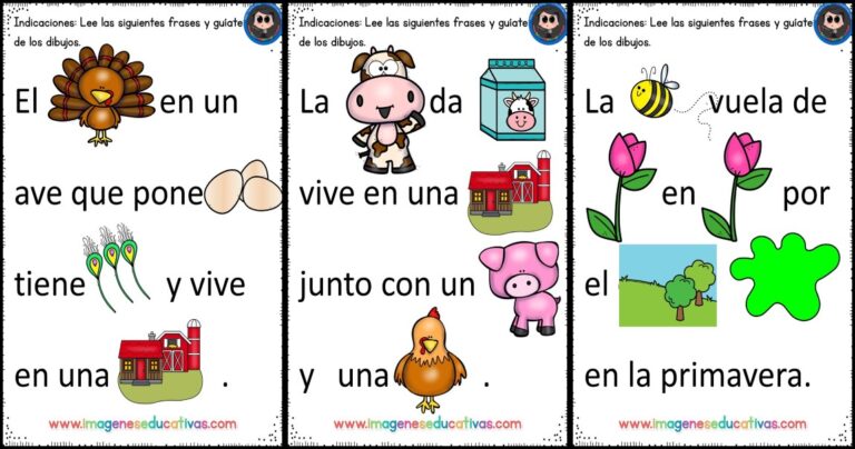 Pictogramas Lecturitas para Infantil - Imagenes Educativas