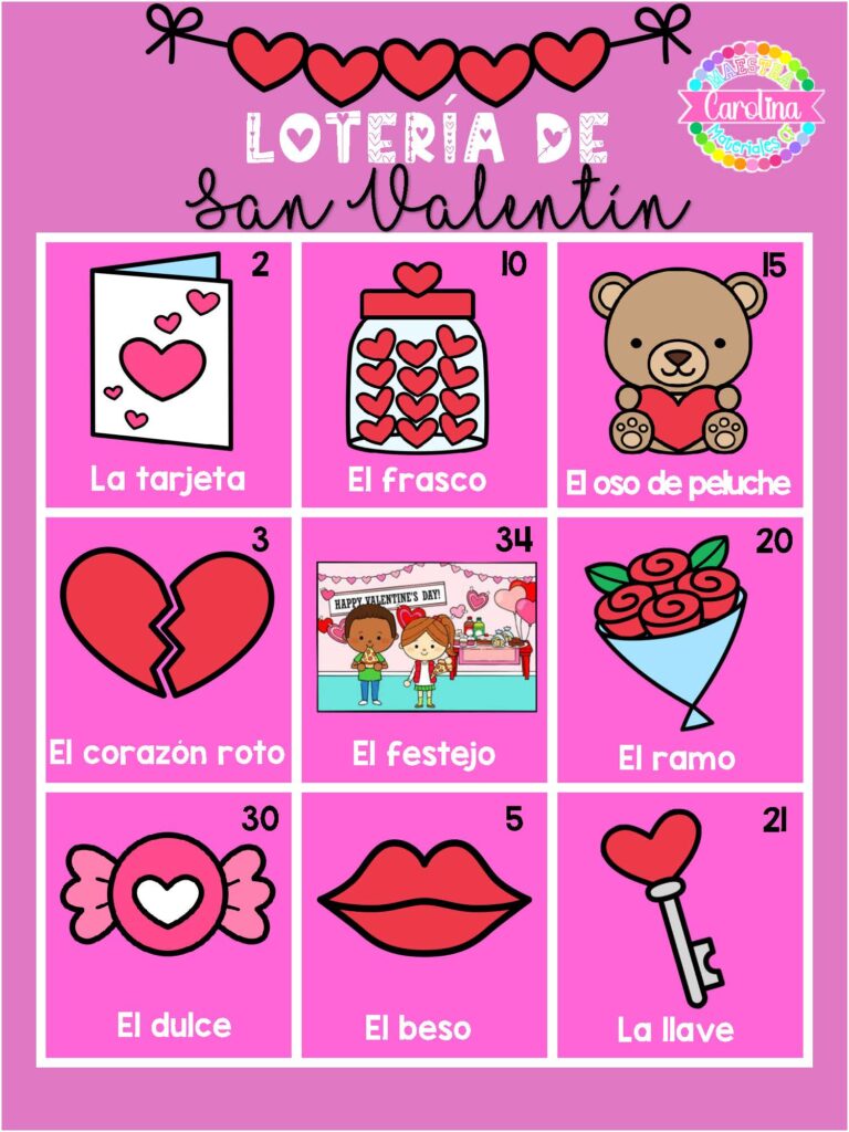Loteria San Valentin_Página_02 - Imagenes Educativas