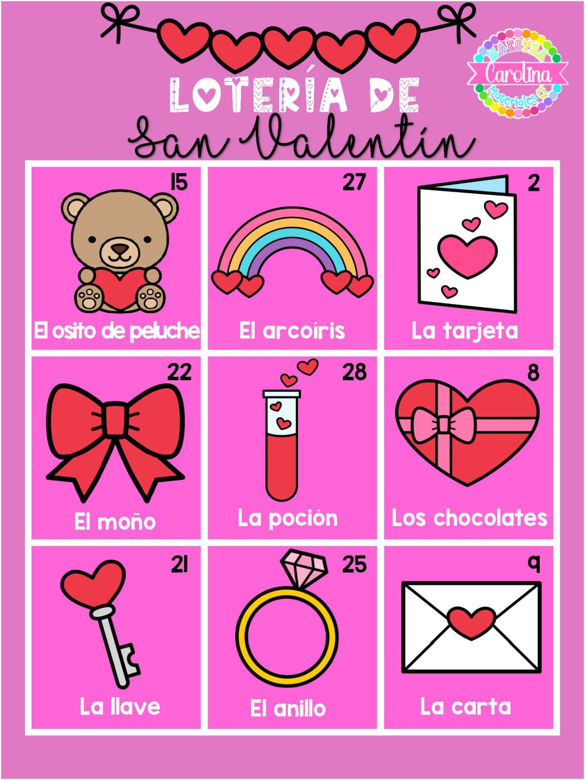 Loteria San Valentin_Página_05 - Imagenes Educativas