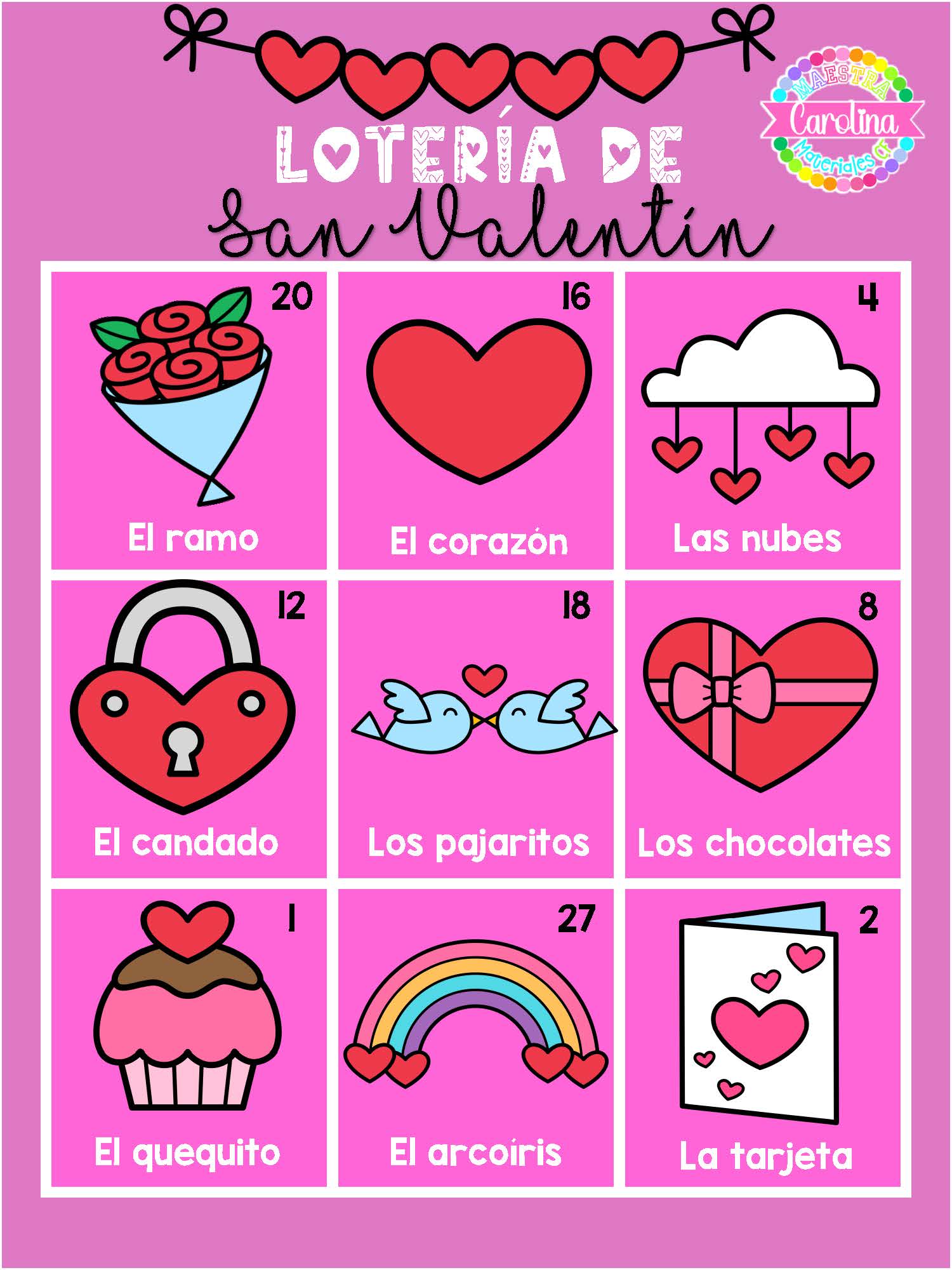 Loteria San Valentin_Página_06 - Imagenes Educativas