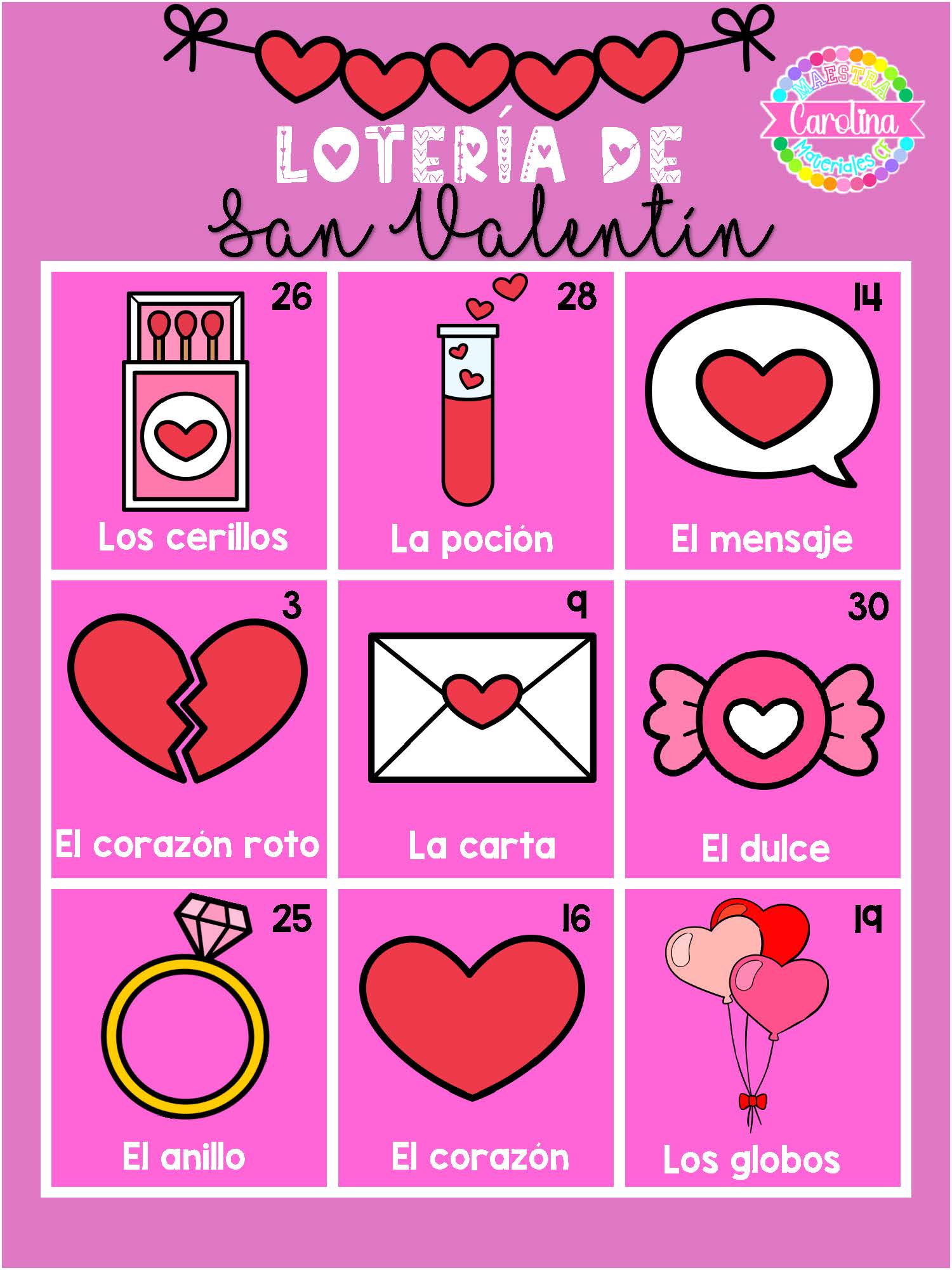 Loteria San Valentin_Página_07 - Imagenes Educativas