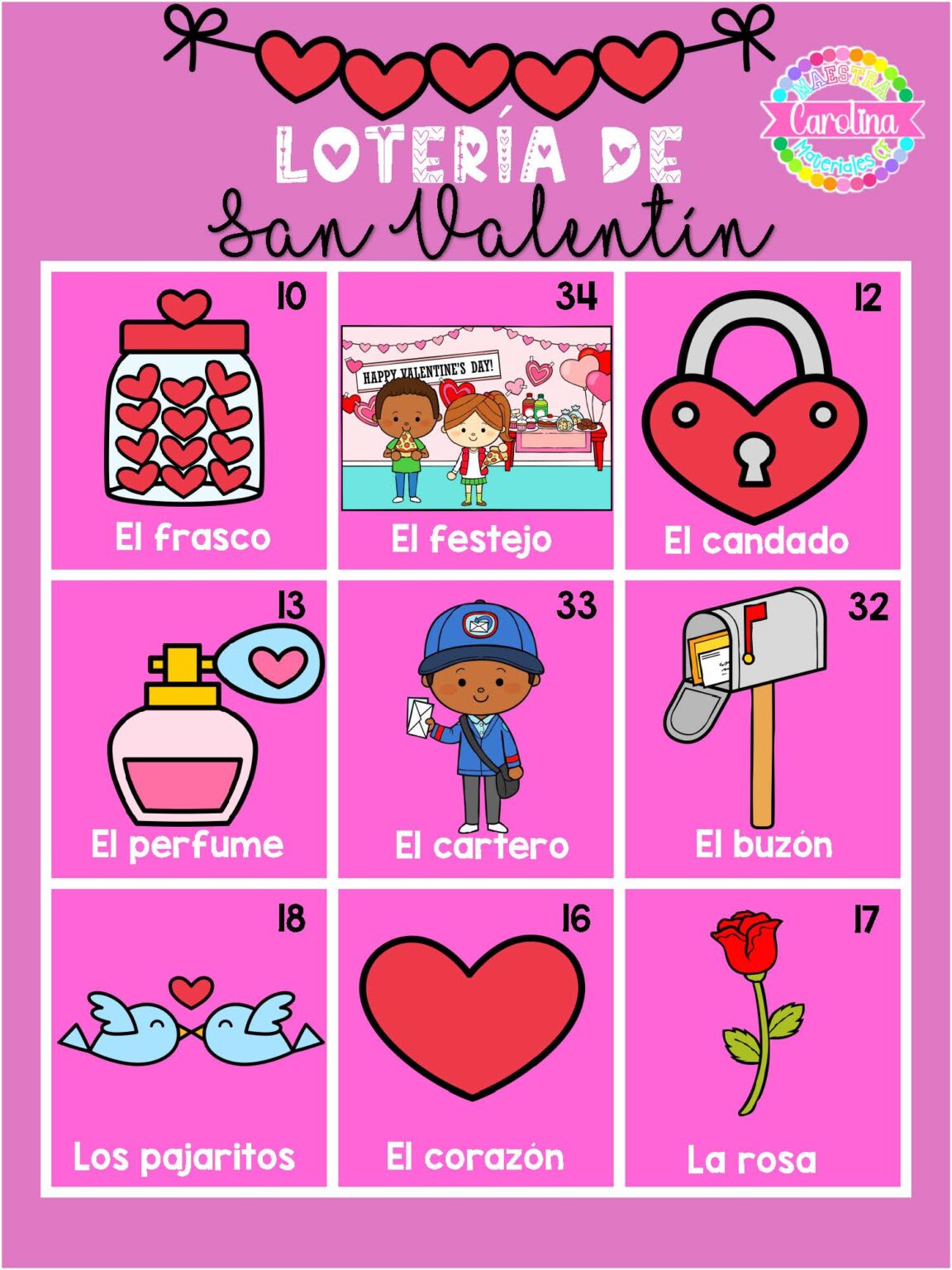 Loteria San Valentin_Página_10 - Imagenes Educativas