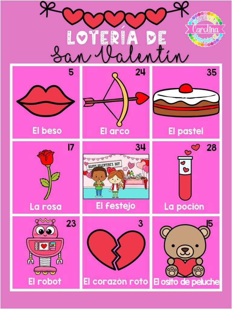 Loteria San Valentin_Página_14 - Imagenes Educativas