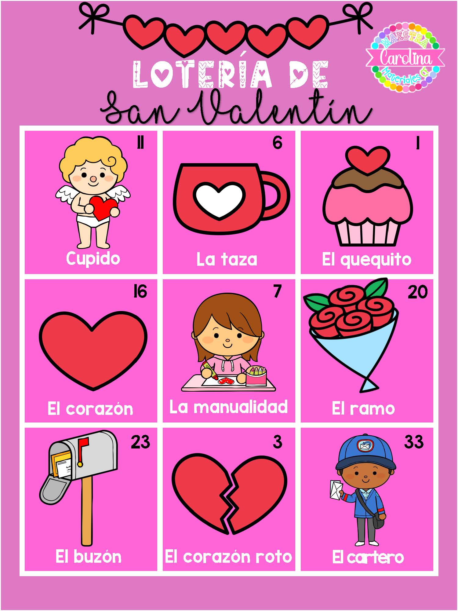 Loteria San Valentin_Página_15 - Imagenes Educativas