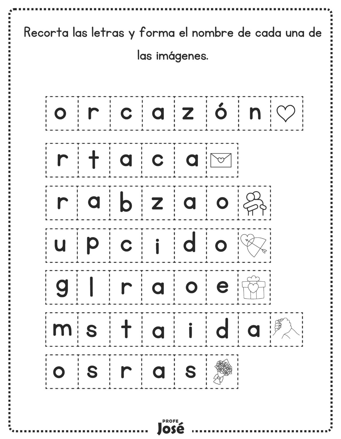 Cuadernillo de San Valentín con actividades de Lectoescritura y ...