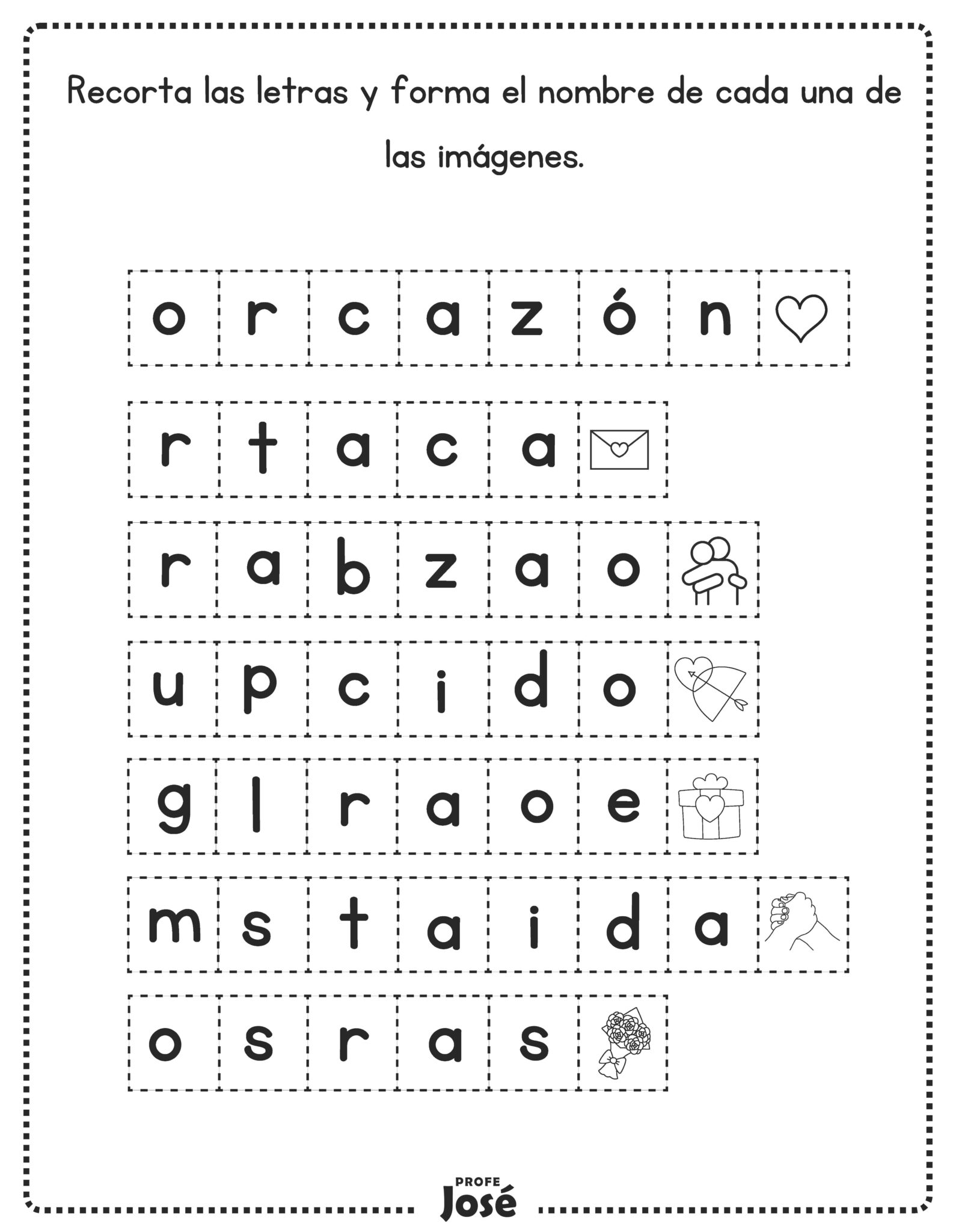 Cuadernillo de San Valentín con actividades de Lectoescritura y ...