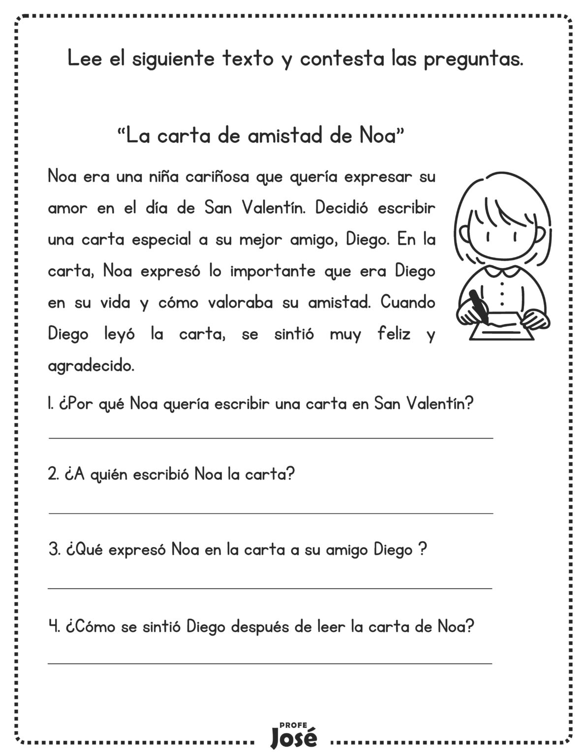 Cuadernillo de San Valentín con actividades de Lectoescritura y ...