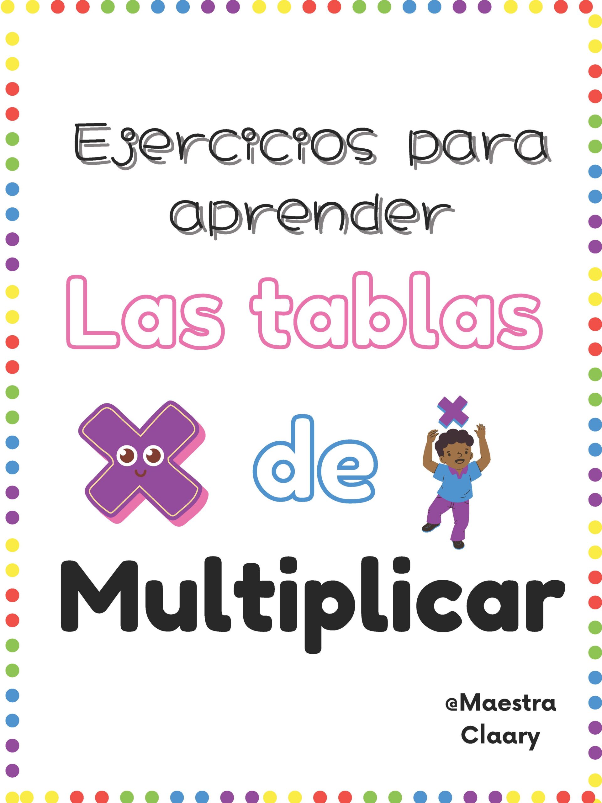 Ejercicios Tablas de multiplicar - Imagenes Educativas