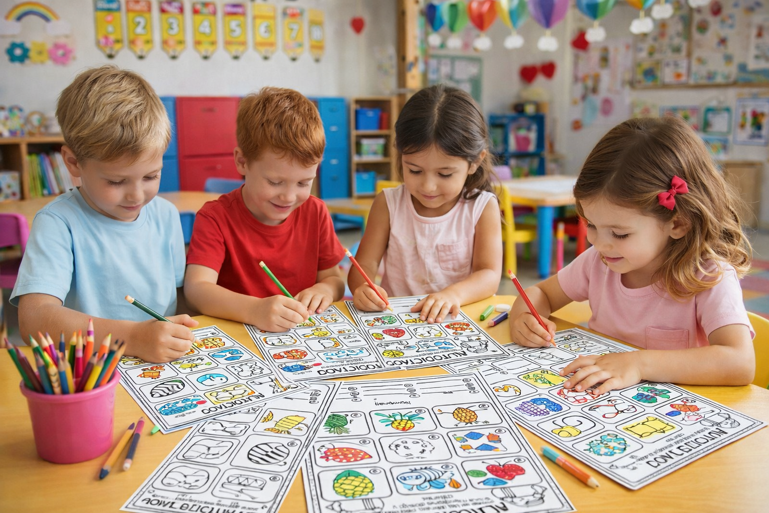 Fichas de repaso de conciencia fonológica - Imagenes Educativas