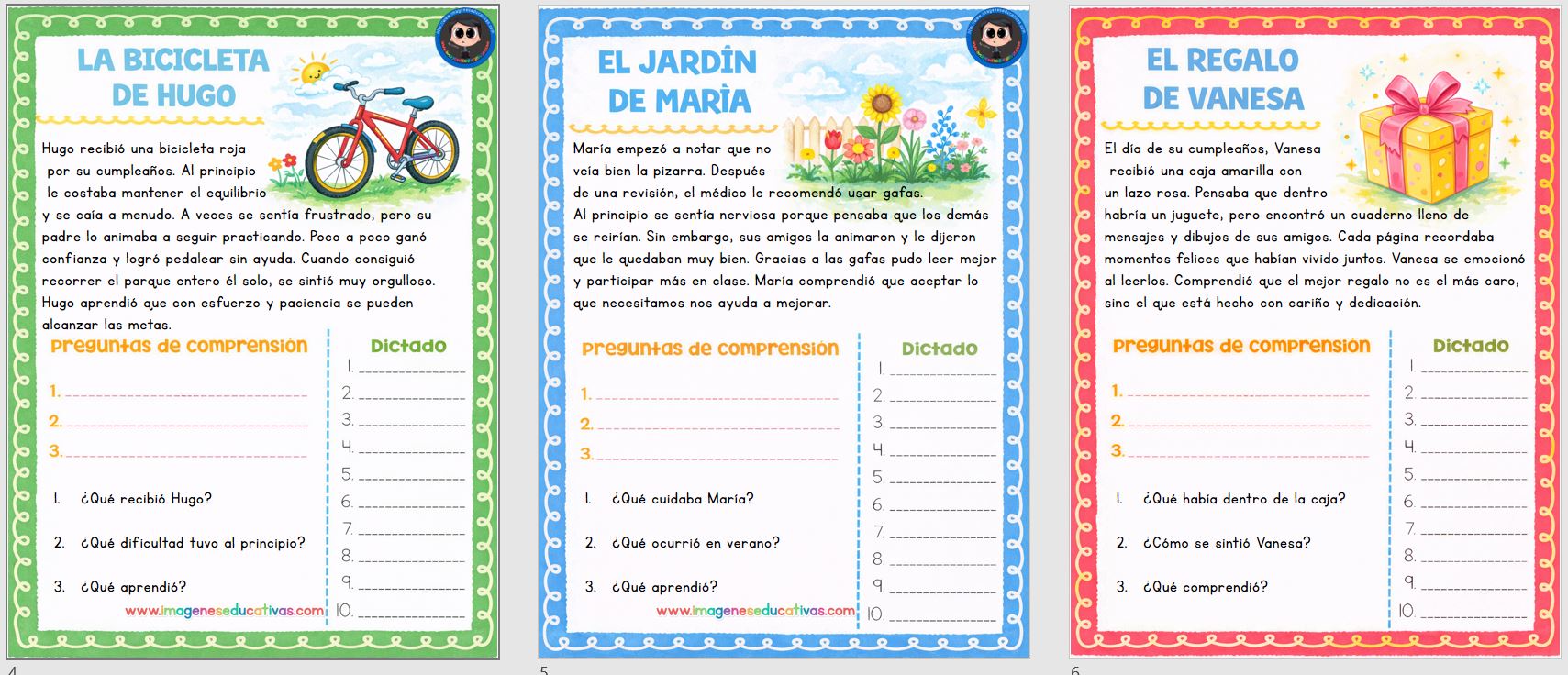Lecturas de comprensión bonitas para primaria (2) - Imagenes Educativas
