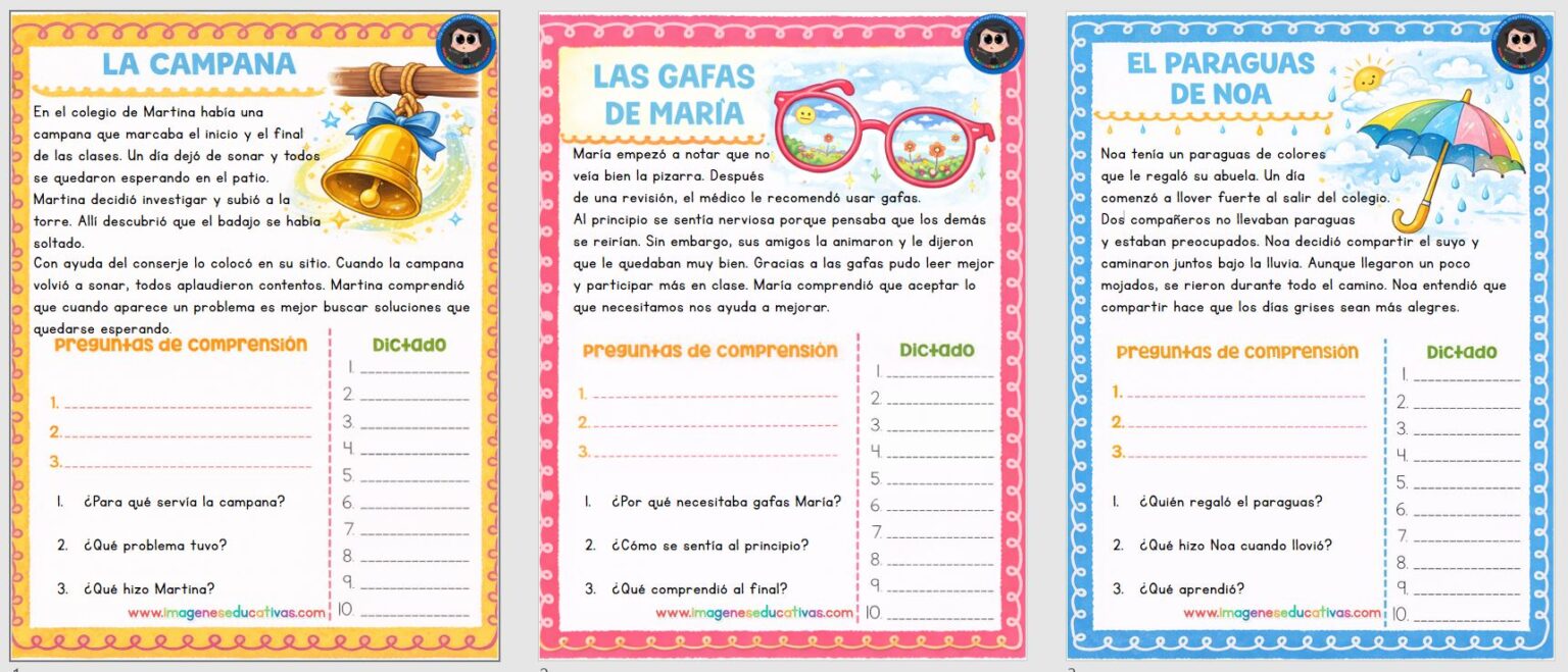 Lecturas de comprensión bonitas para primaria - Imagenes Educativas