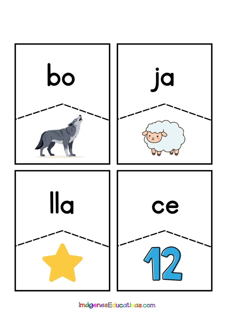 Puzles silaba final (3) - Imagenes Educativas
