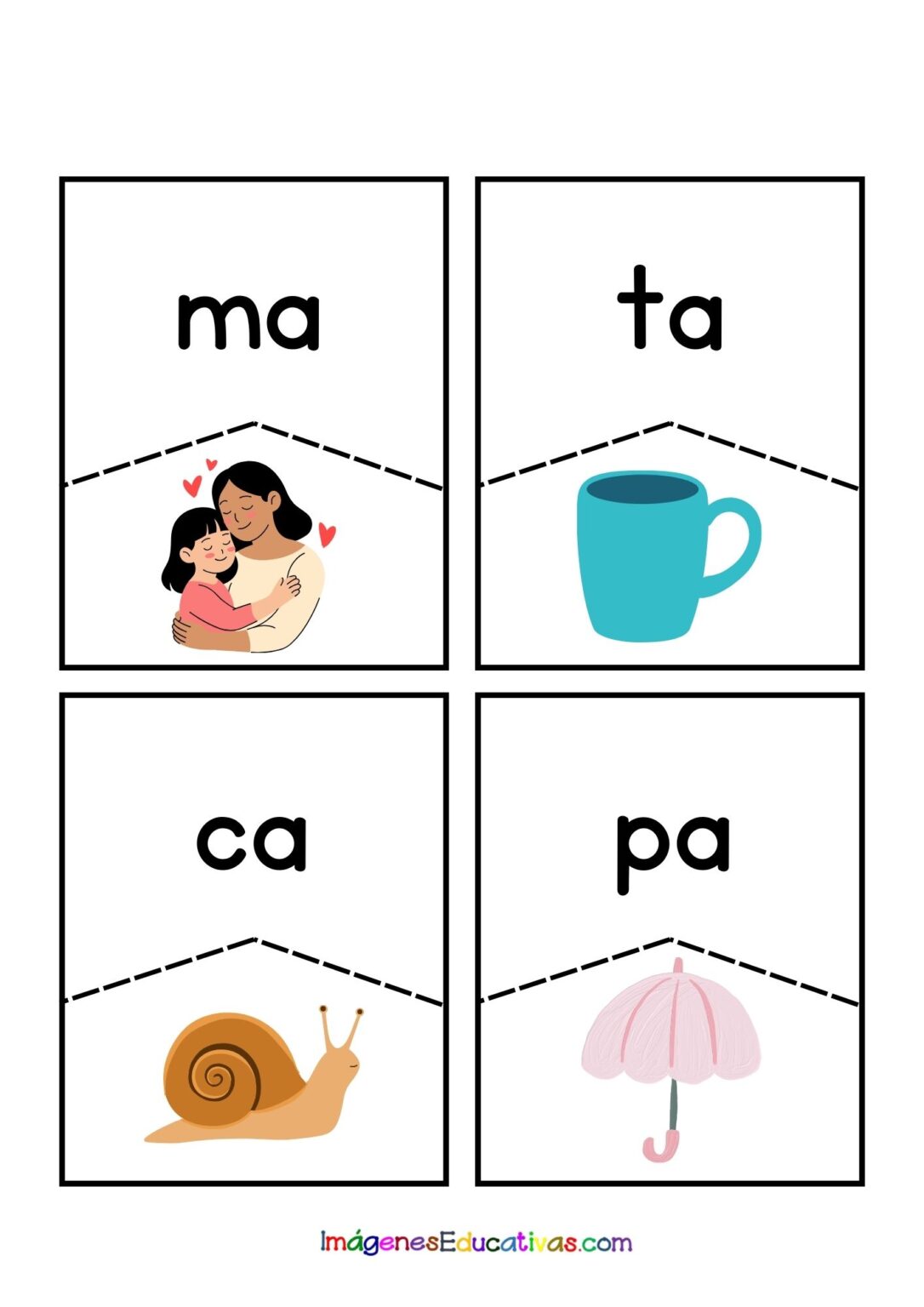 Puzles silaba inicial (1) - Imagenes Educativas