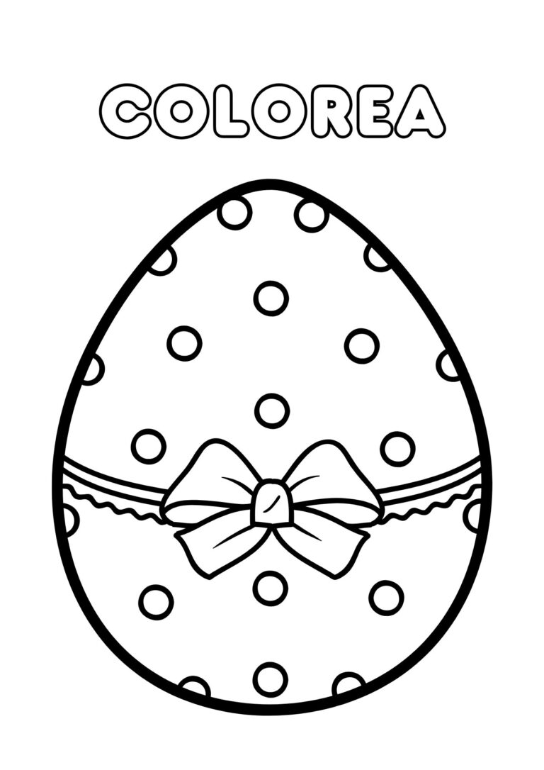 Colorea tus huevos de Pascua - Imagenes Educativas